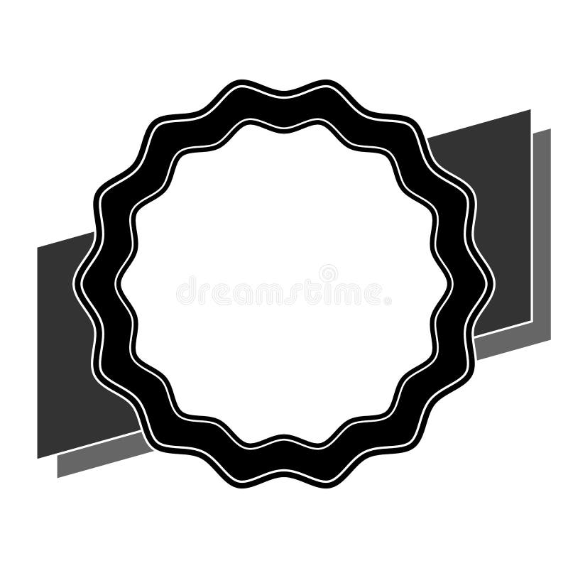 Simple batch design stock vector. Illustration of number - 83527711