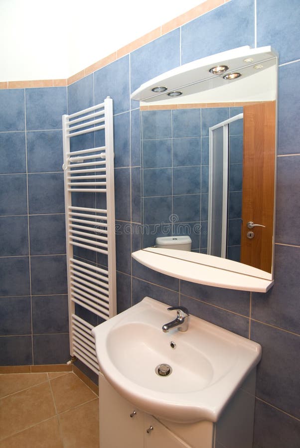 Simple bathroom stock image. Image of water, hygiene - 20501093