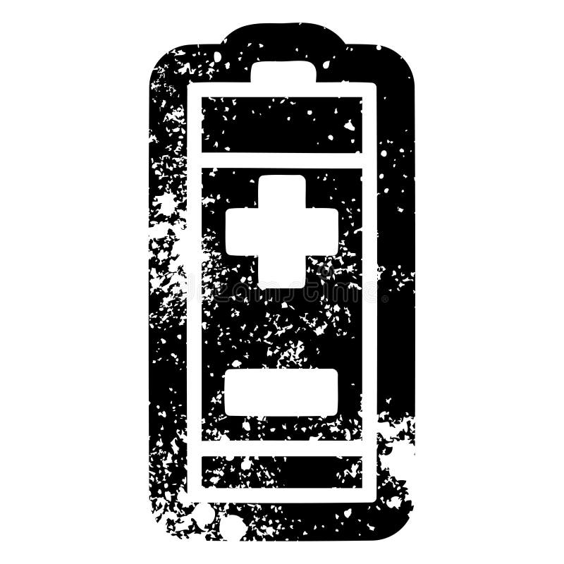 A Simple Battery Icon Symbol Stock Vector - Illustration of storage ...