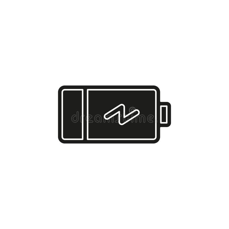 Simple battery icon set stock vector. Illustration of isolate - 45246218