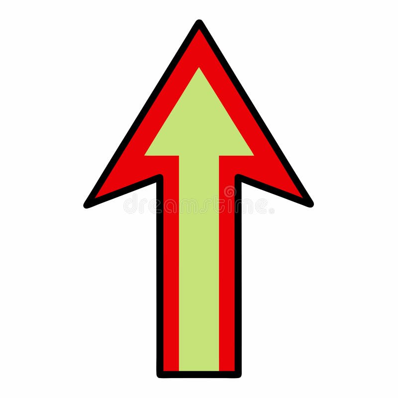 Simple Beautiful Arrow Graphics Stock Photo - Illustration of drawing ...