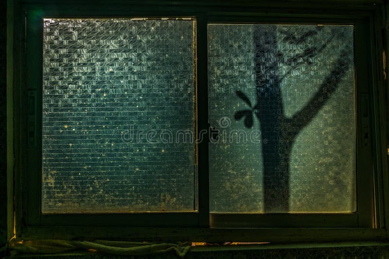 Simple and Beautiful Patterned Glass Windows Stock Image - Image of ...
