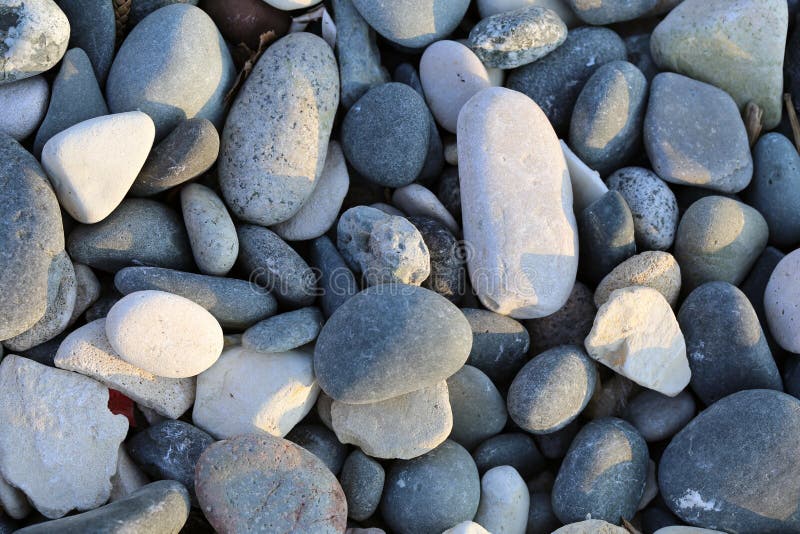 Grey Pebble Stones in Cyprus Stock Image - Image of beautiful ...