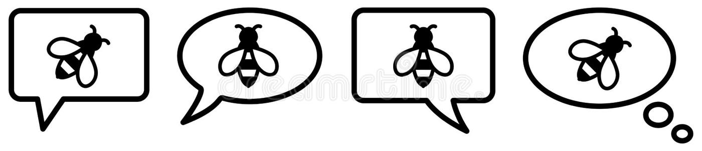 Talk Bee Stock Illustrations – 88 Talk Bee Stock Illustrations, Vectors ...