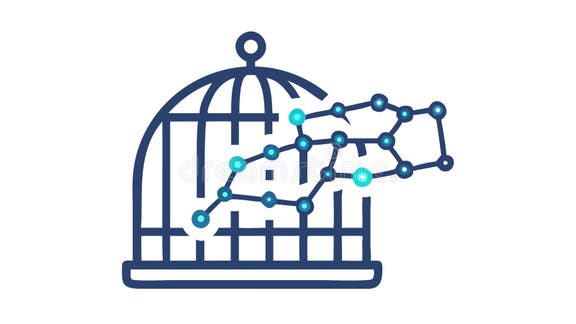 Simple Bird Cage Icon, Basic Pet Enclosure, Vector Design Generative AI ...