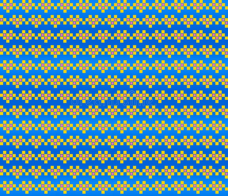 Simple bit heart pattern stock illustration. Illustration of circle ...