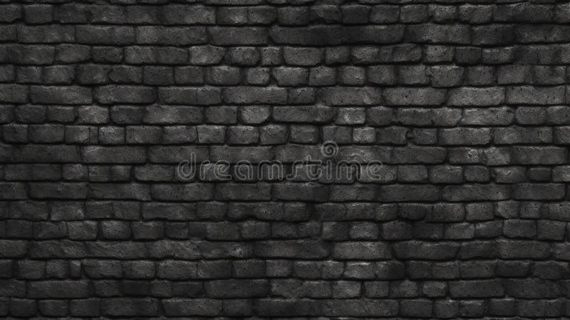 Background with a Minimalist Black Brick Texture Stock Illustration ...