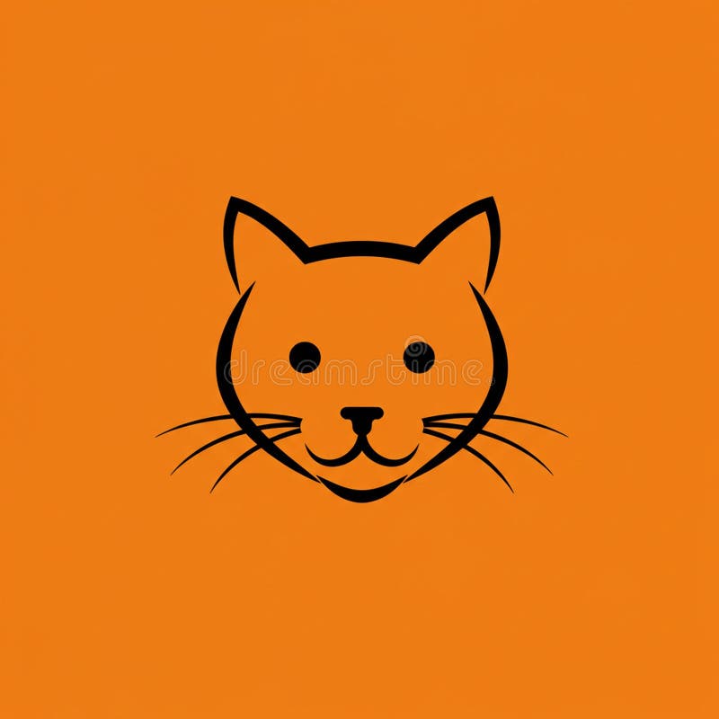 Cat Face Outline Stock Illustrations – 23,023 Cat Face Outline Stock ...