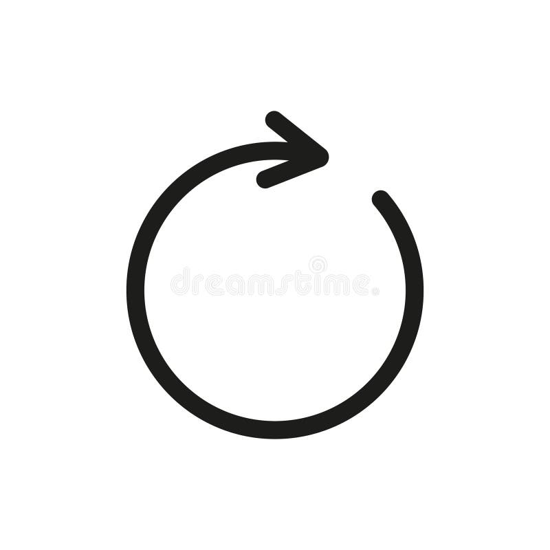 Thin Circle Arrow Stock Illustrations – 28,015 Thin Circle Arrow Stock ...