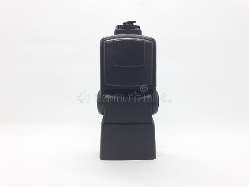 Simple Black Flash for DSLR Camera on White Isolation Background 06 ...