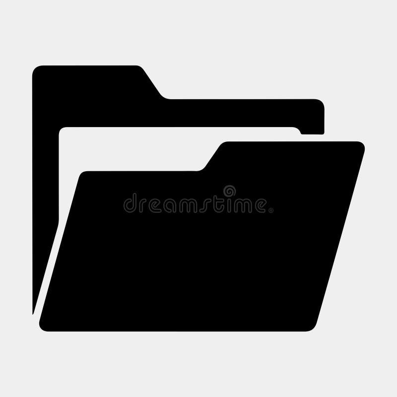 Simple Black Folder Icon Stock Illustrations – 11,704 Simple Black ...