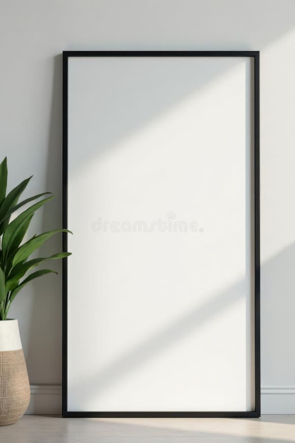 Simple Black Frame, Modern Minimalist Gallery, Fine Art, Show, Style ...