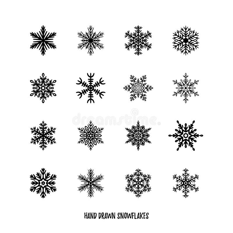 Snowflake Pattern Black And White