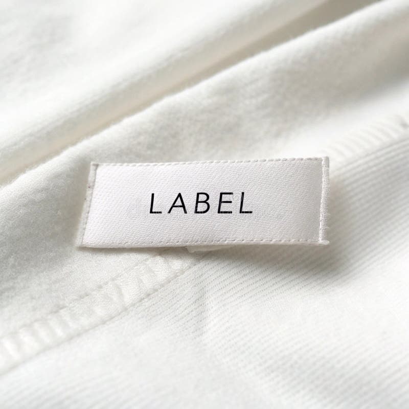 Black Label for Text Isolated on White Background Stock Illustration ...