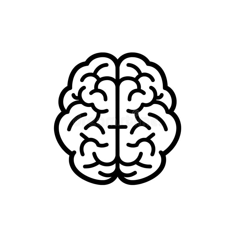 Black Brain Human White Stock Illustrations – 13,612 Black Brain Human ...