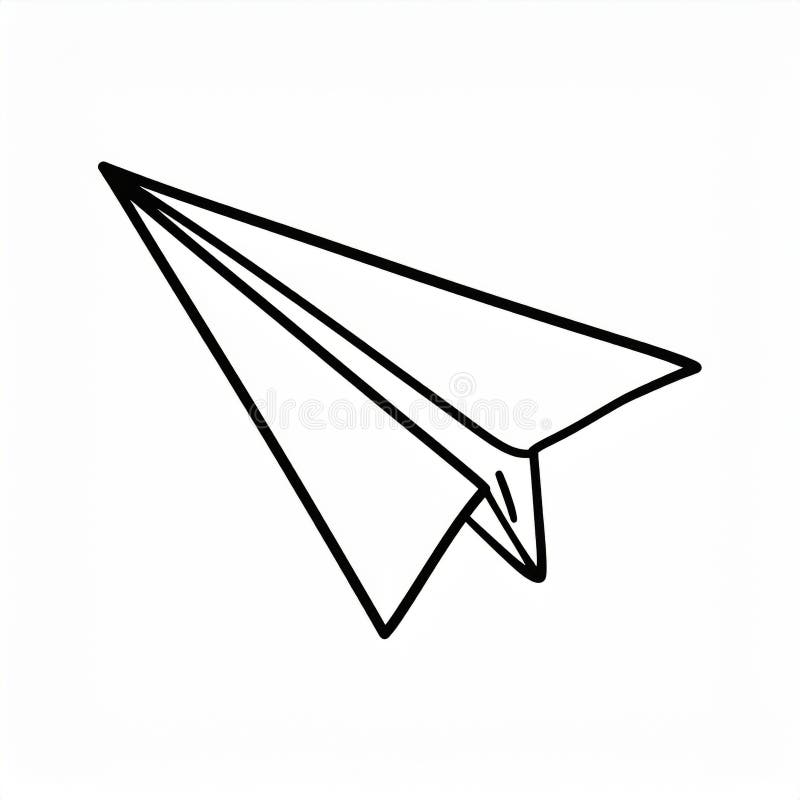 Simple Line Drawing Child Plane Stock Illustrations – 279 Simple Line ...