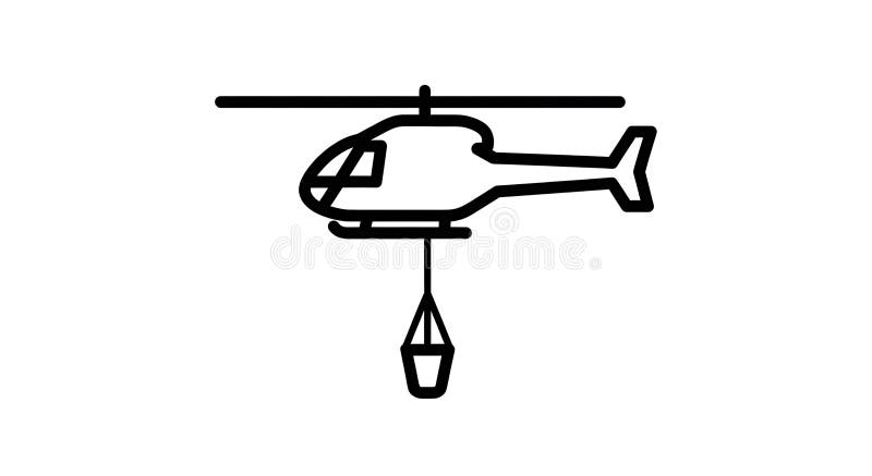 Helicopter Bucket Stock Illustrations – 641 Helicopter Bucket Stock ...