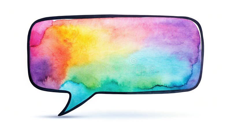 Simple Black Outline Speech Bubble Vector Graphic Versatile Design ...