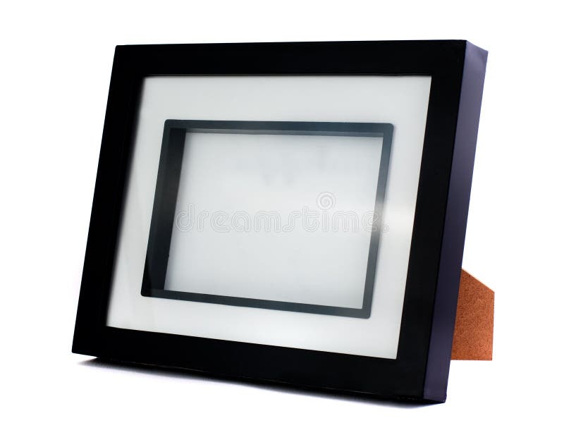 Simple black photo frame stock image. Image of rustic - 12120883
