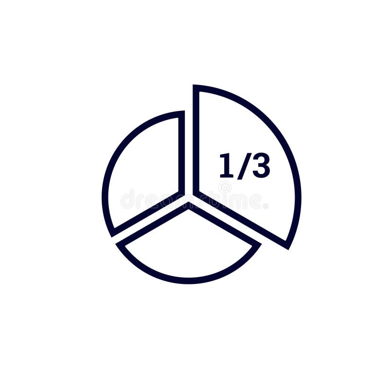 One Third Fraction Stock Illustrations – 117 One Third Fraction Stock ...