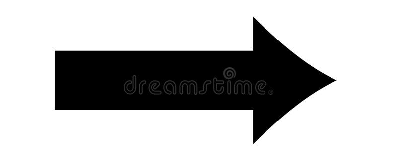 Simple Right Arrow Sign Vector Stock Vector - Illustration of sign ...