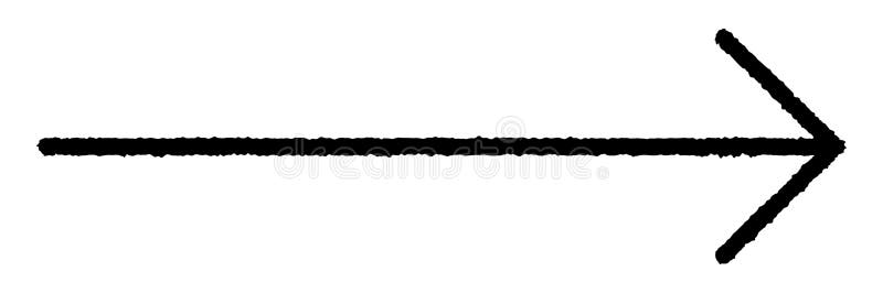 Simple Black Rightward Arrow Stock Vector - Illustration of vector ...