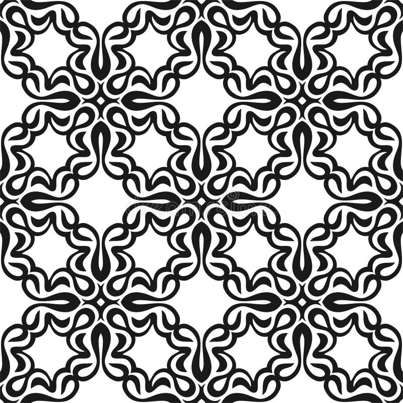 SIMPLE BLACK SEAMLESS PATTERN with WHITE BACK GROUNDS. Stock Vector ...