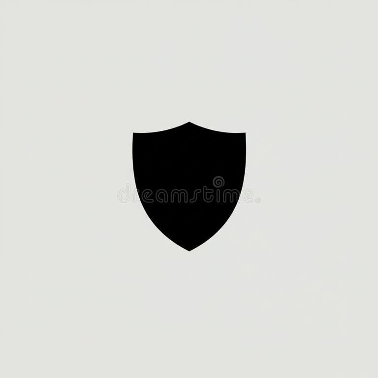 Black Shield Silhouette Stock Illustrations – 96,607 Black Shield ...