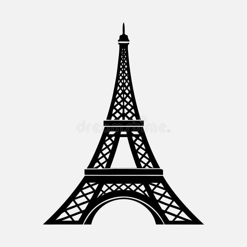 Simple Eiffel Tower Stock Illustrations – 1,909 Simple Eiffel Tower ...