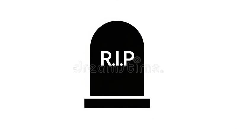 Tombstone Icon Rip Inscription Stock Illustrations – 101 Tombstone Icon ...