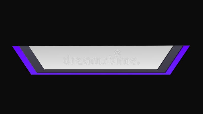Simple Black and Violet Colored Lower Third Animation Stock ...