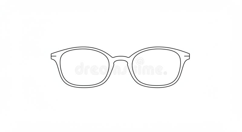 Line Drawing Eyeglasses Stock Illustrations – 4,895 Line Drawing ...