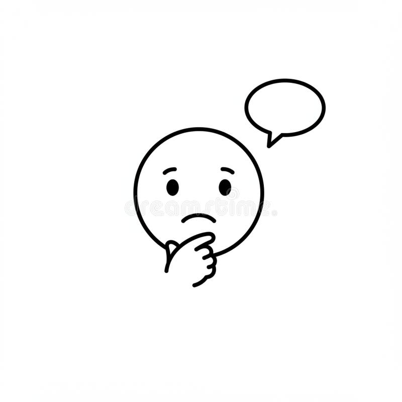 Thinking Bubble Emoji Stock Illustrations – 285 Thinking Bubble Emoji ...