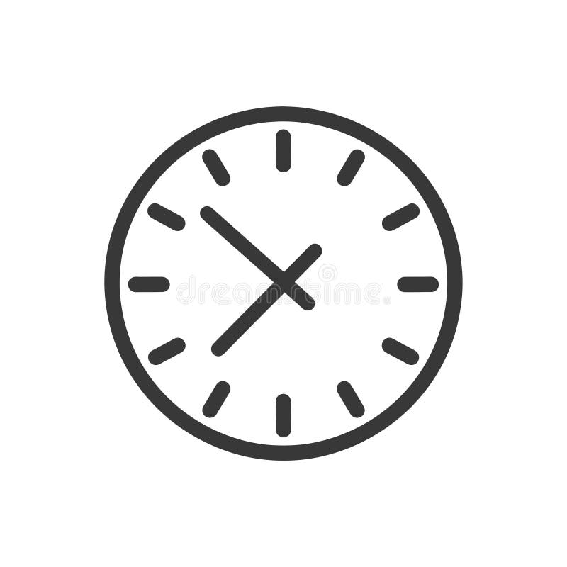 Simple Minimalist Clock Icon Design Stock Illustrations – 3,747 Simple ...