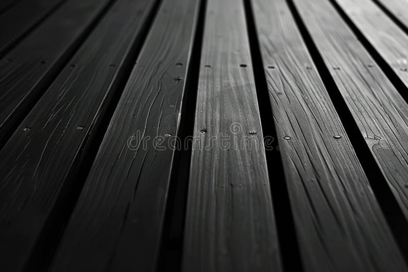 Simple Black and White Photo of a Wooden Floor Pattern Stock Photo ...