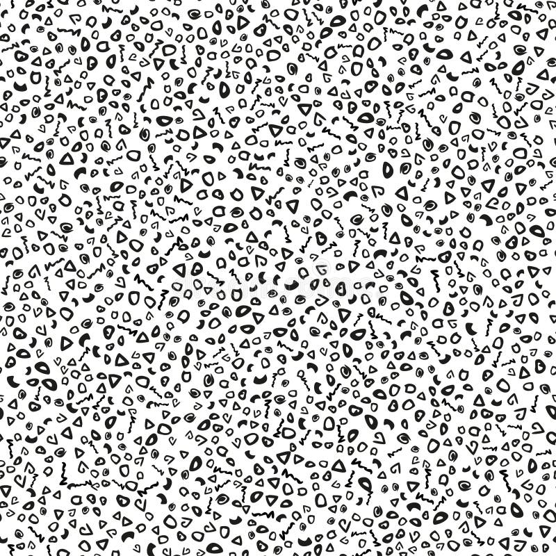 Simple Black and White Vector Abstract Seamless Background Stock Vector ...