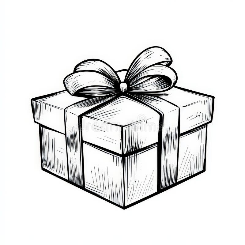 Bold Outlines Gift Box Stock Illustrations – 90 Bold Outlines Gift Box ...