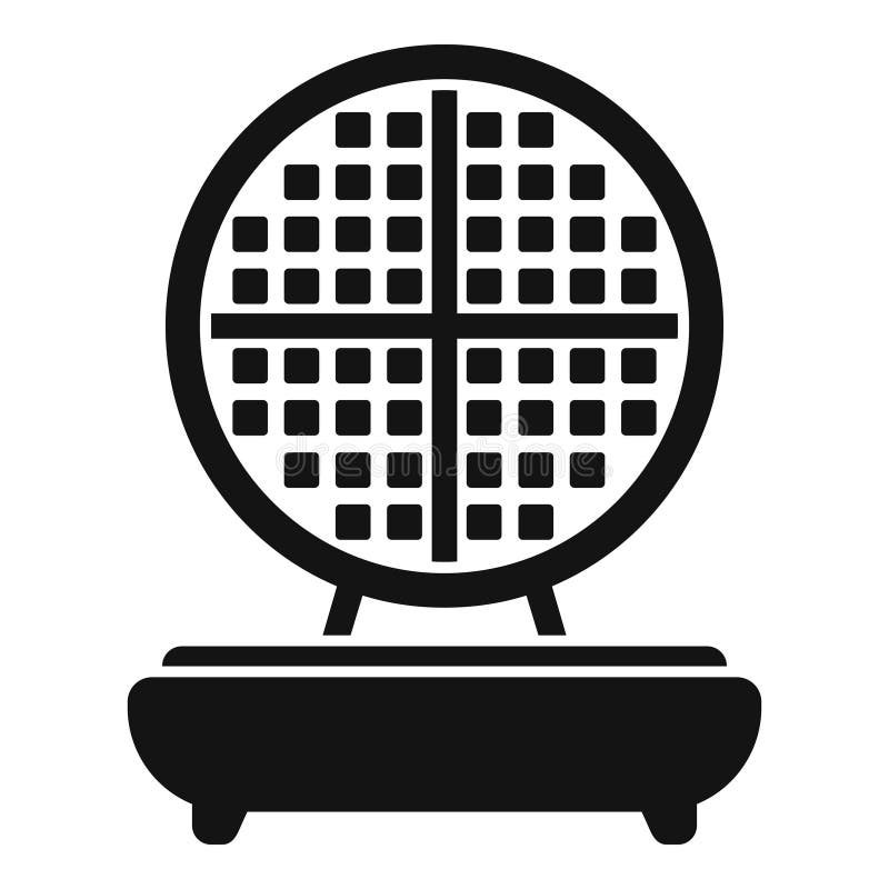 Waffle Iron Icon Vector Illustration Stock Vector - Illustration of ...