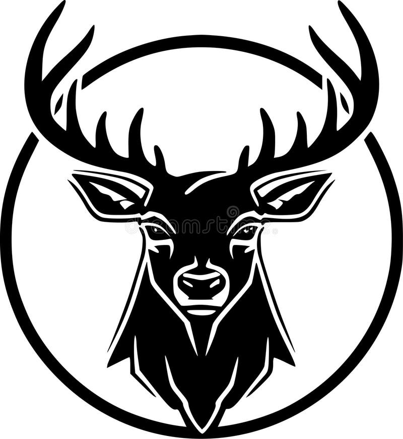 Dear - Minimalist and Flat Logo - Vector Illustration Stock Vector ...