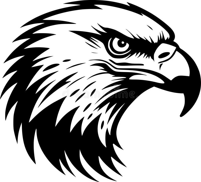 Eagle - Minimalist and Flat Logo - Vector Illustration Stock Vector ...