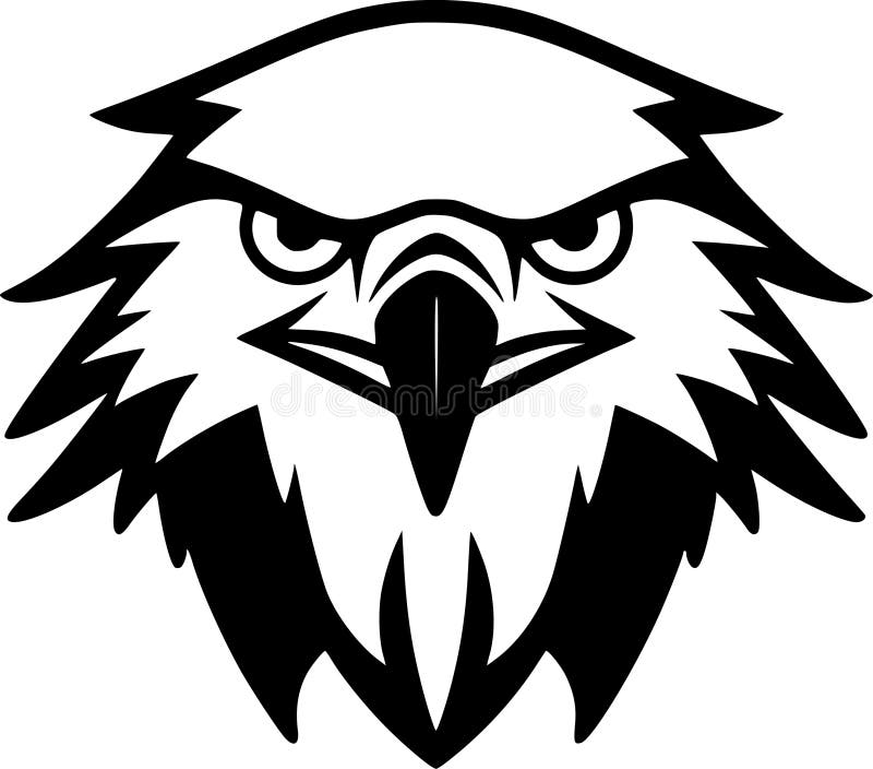 Eagle - Minimalist and Flat Logo - Vector Illustration Stock Vector ...
