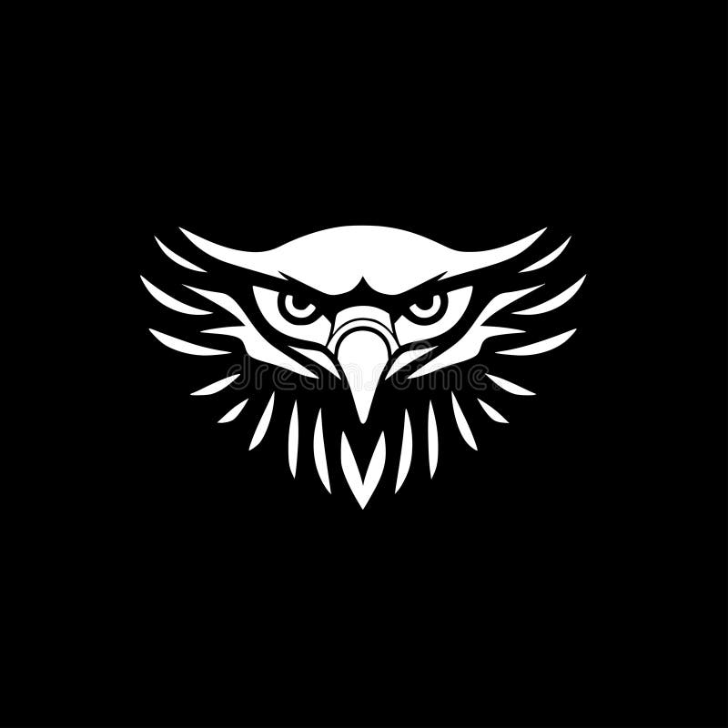 Eagle - Minimalist and Flat Logo - Vector Illustration Stock Vector ...