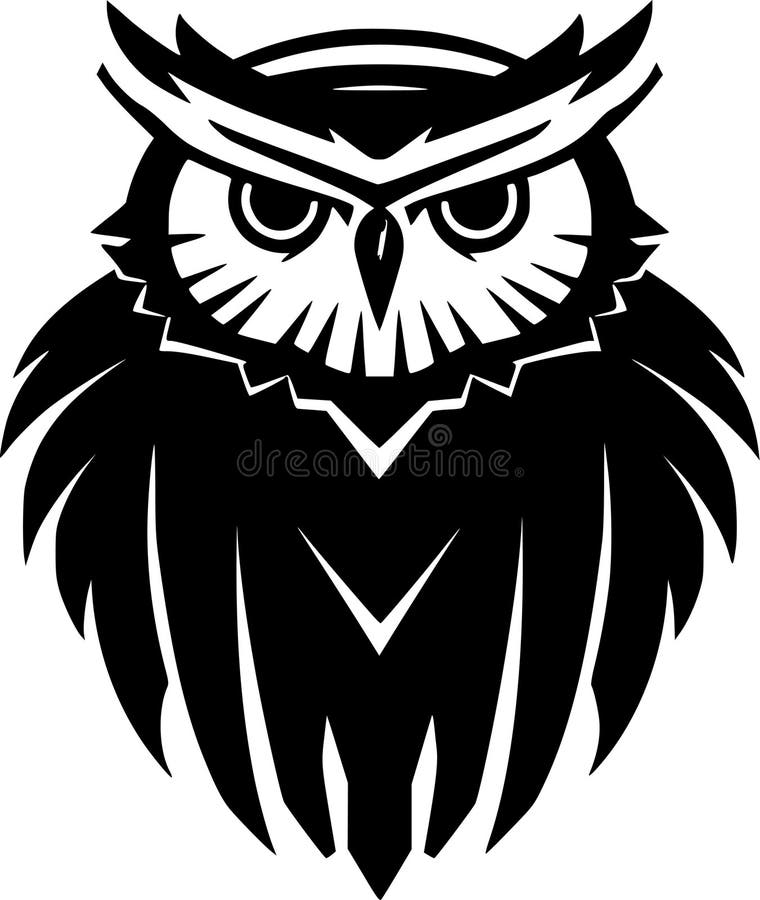 Owl - Minimalist and Simple Silhouette - Vector Illustration Stock ...