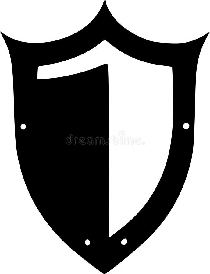 Shield - Minimalist and Flat Logo - Vector Illustration Stock Vector - Illustration of vector ...