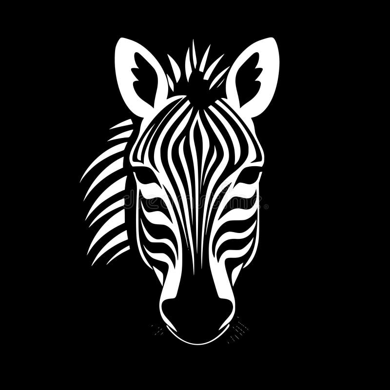 Zebra - Minimalist and Simple Silhouette - Vector Illustration Stock ...