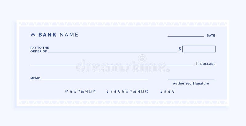 Blank Check Template
