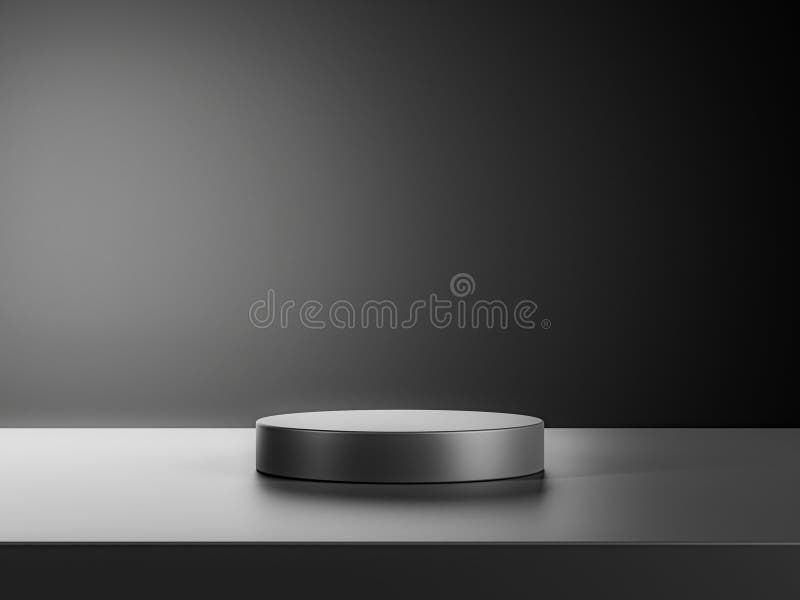 Simple Blank Luxury Black Gradient Background with Product Display ...