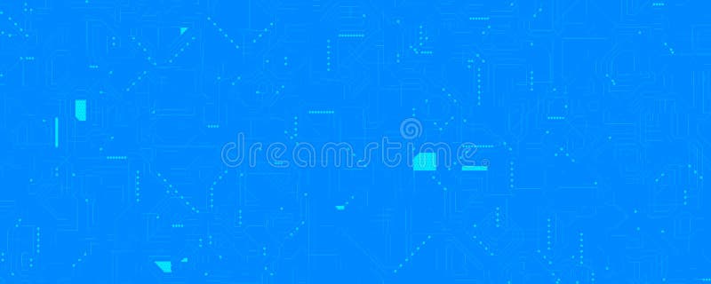 Simple Blue Circuit Technology Texture Stock Illustration ...