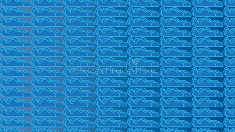 Simple blue cloud pattern stock illustration. Illustration of abstract ...