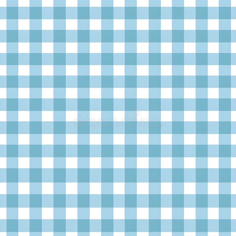 Simple Blue Gingham Pattern for Textile Design Stock Illustration ...